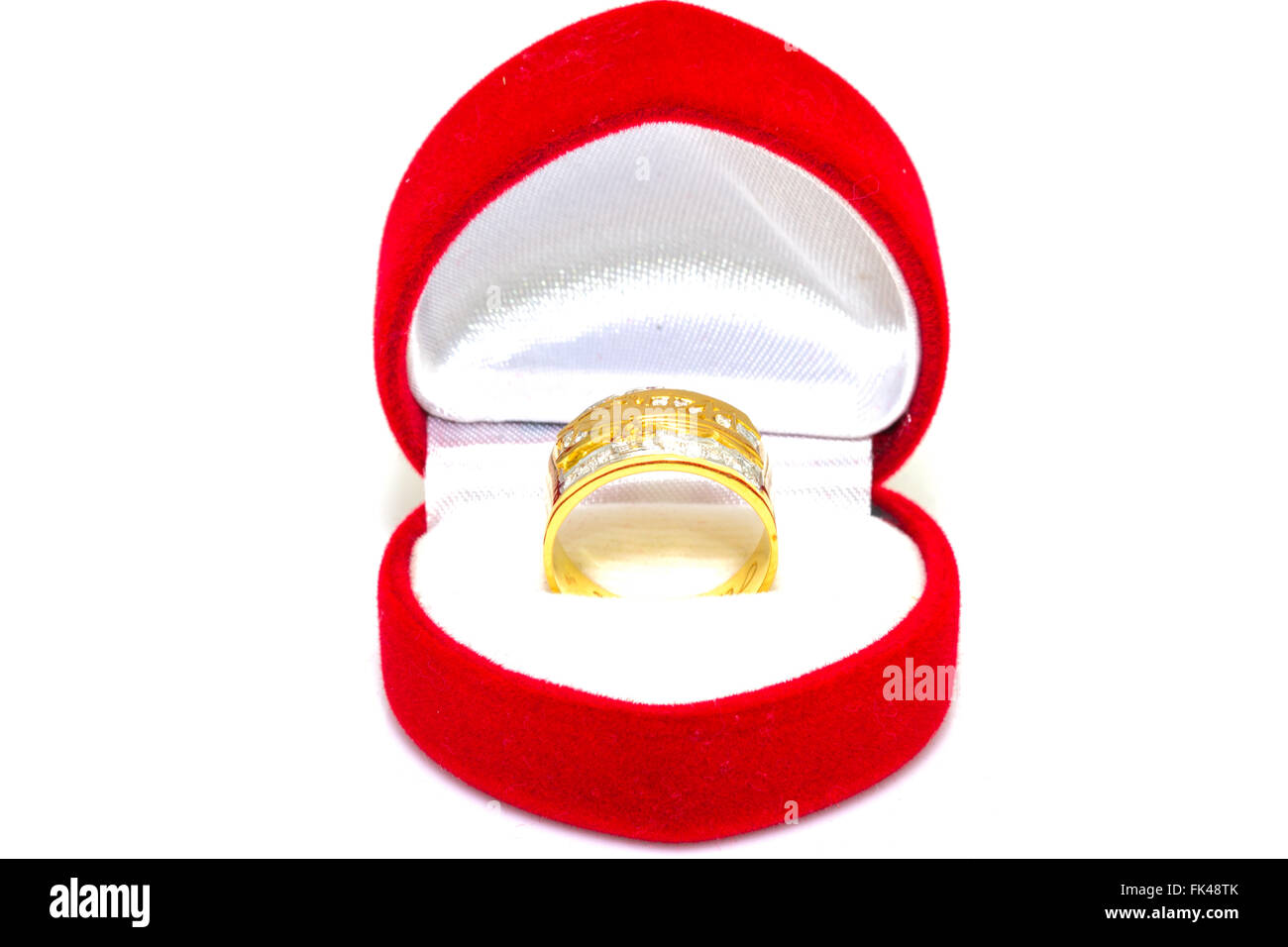 diamond ring isolated on white background Stock Photo - Alamy