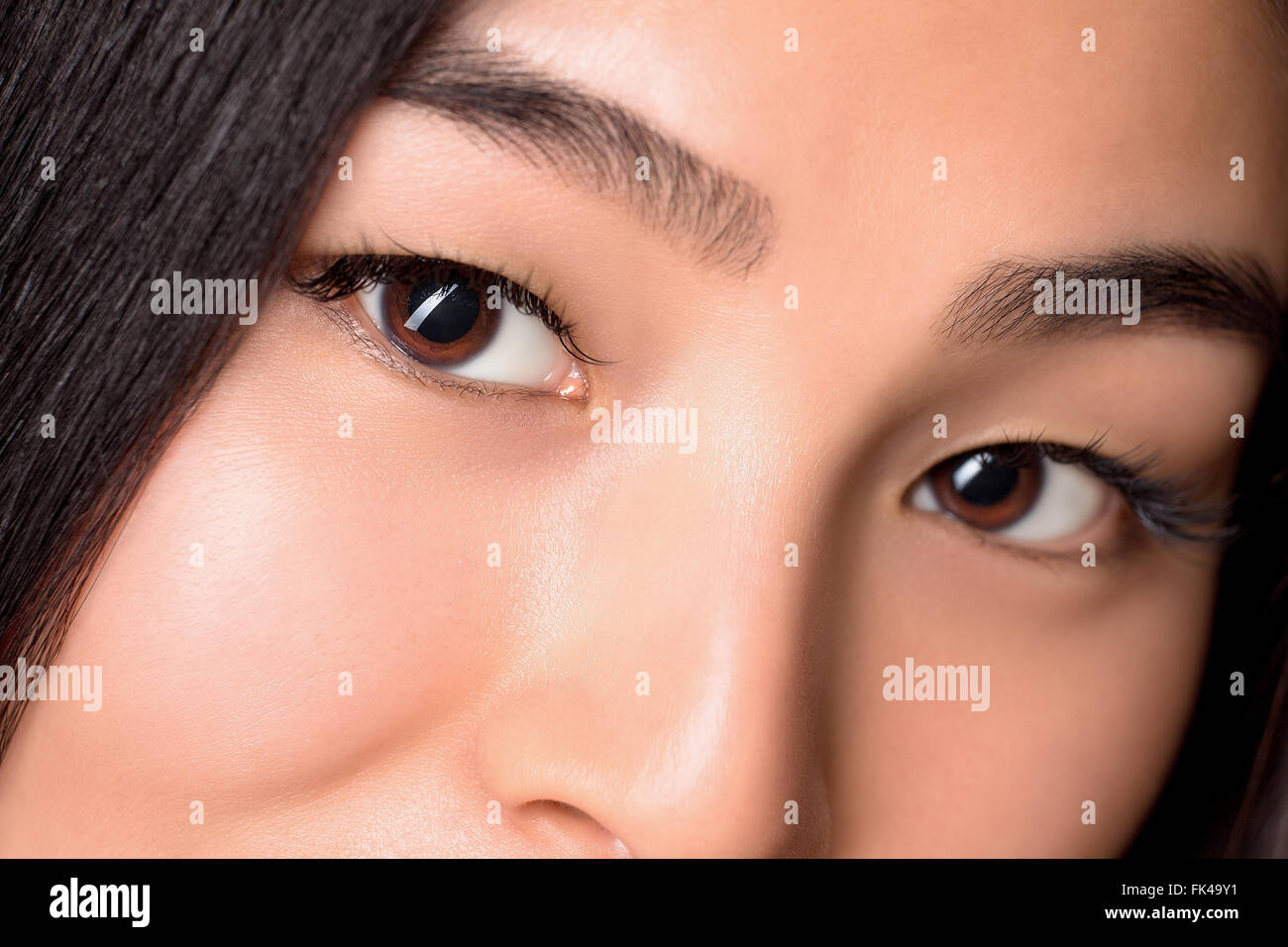 Asian eyes hi-res stock photography and images - Alamy