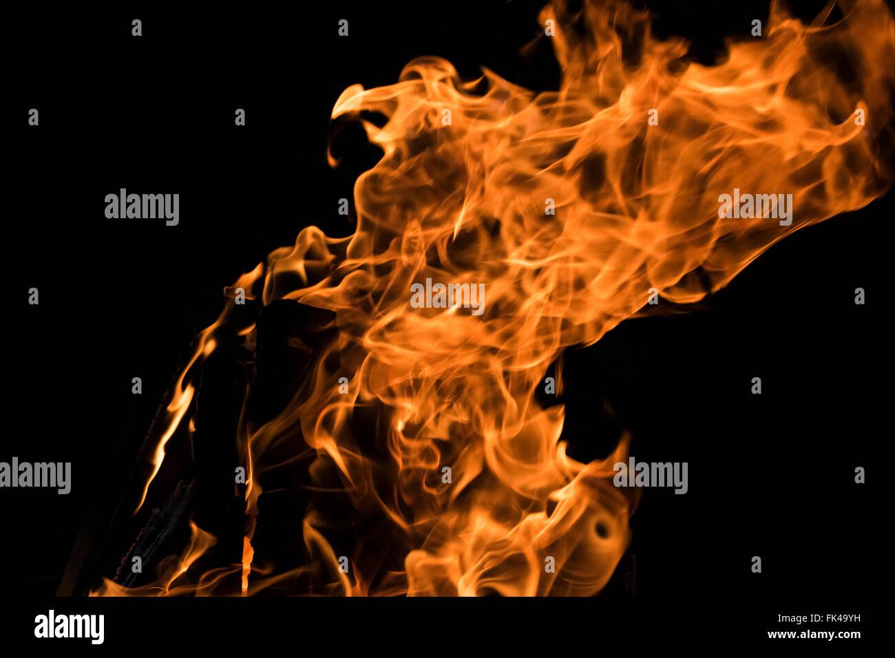 Fire and flames Stock Photo - Alamy