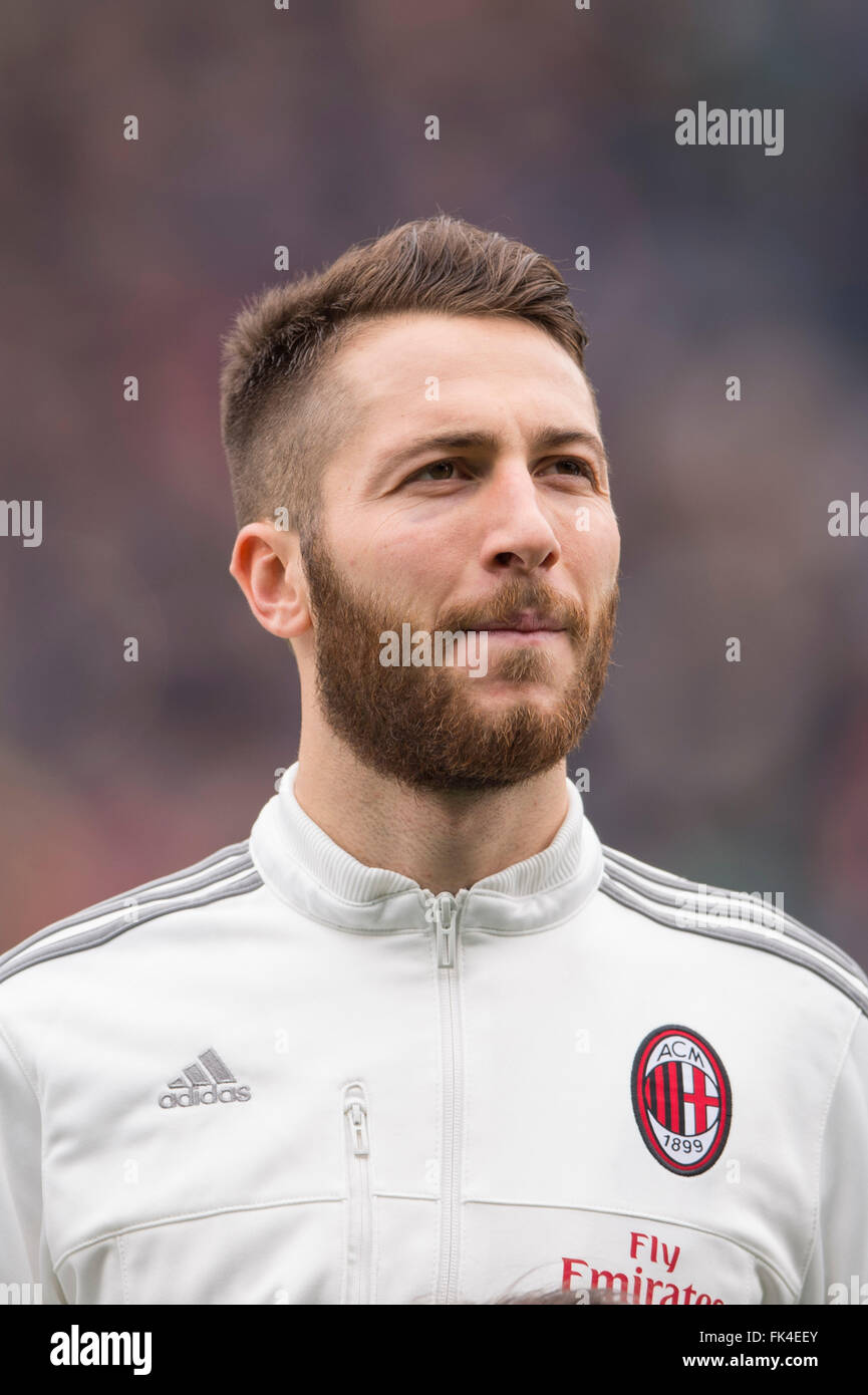 Reggio Emilia, Italy. 6th Mar, 2016. Andrea Bertolacci (Milan) Football ...
