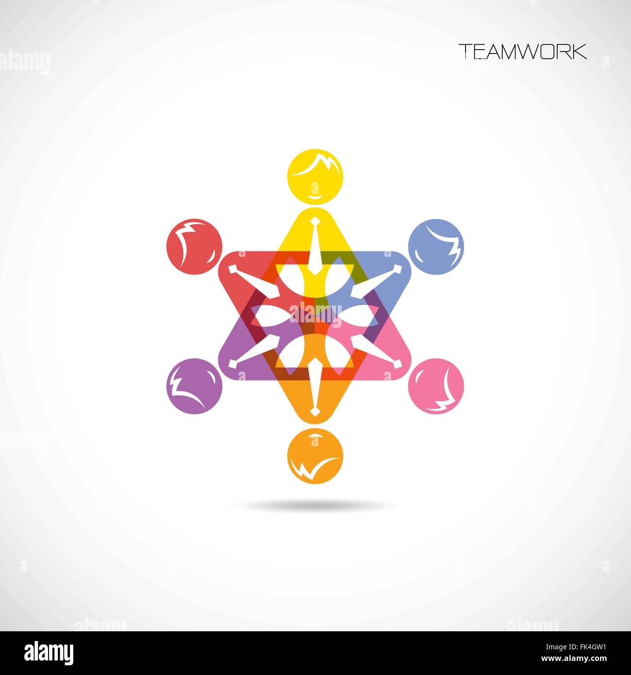 Teamwork symbol hi-res stock photography and images - Alamy