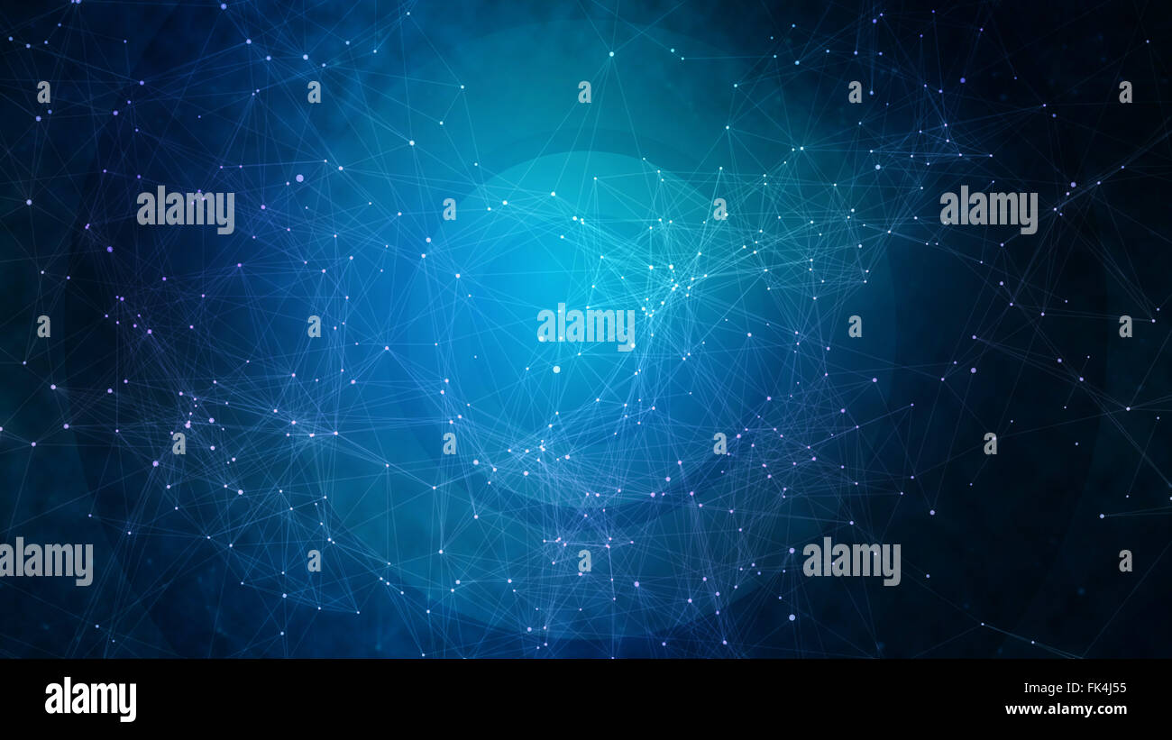 Abstract blue technology, business or science background, futuristic ...