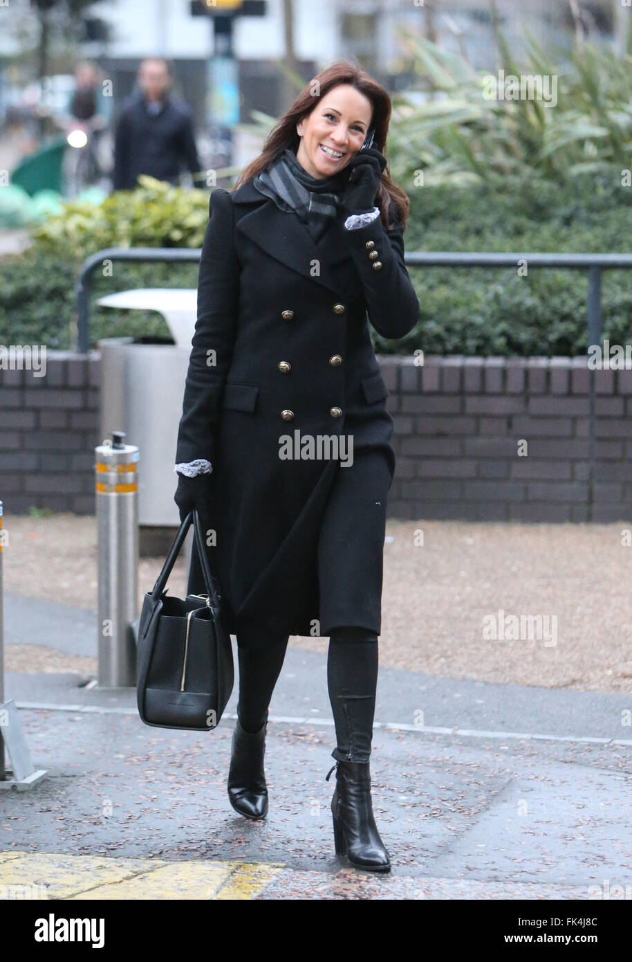 Andrea McLean outside ITV Studios Featuring: Andrea McLean Where ...