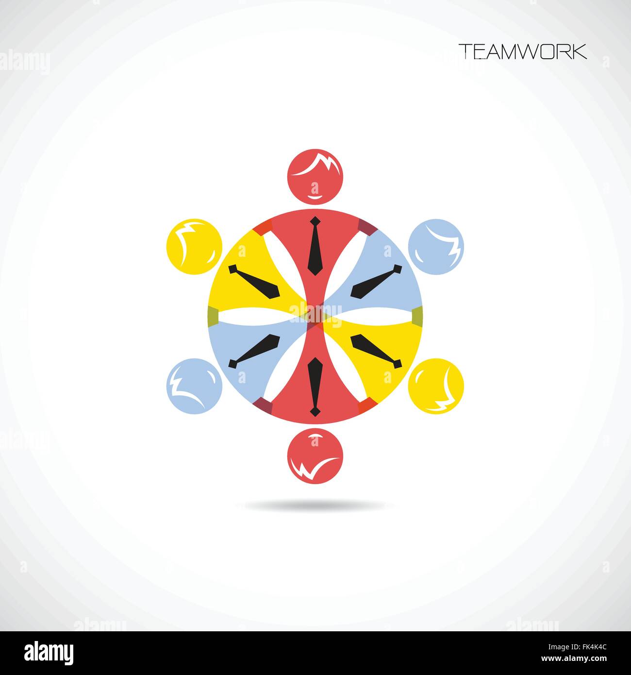 Partnership unity teamwork Stock Vector Images - Alamy