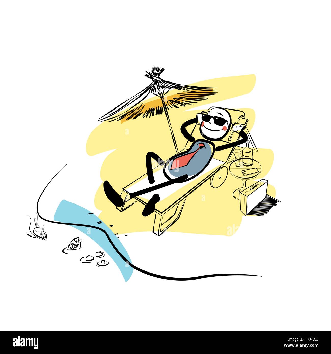 Office at beach Cut Out Stock Images & Pictures - Alamy