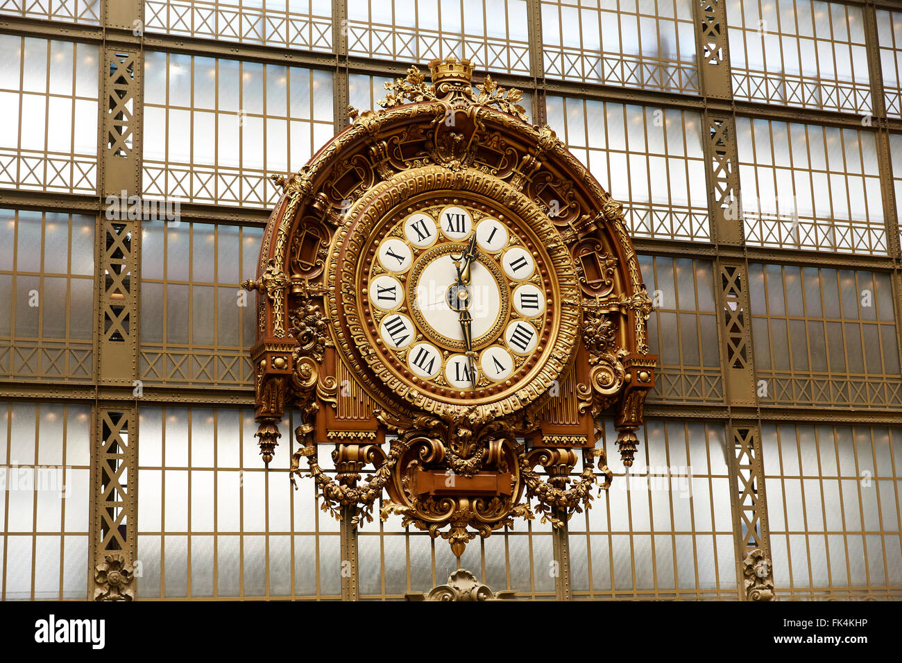 PARIS FRANCE D'ORSAY CLOCK Stock Photo - Alamy