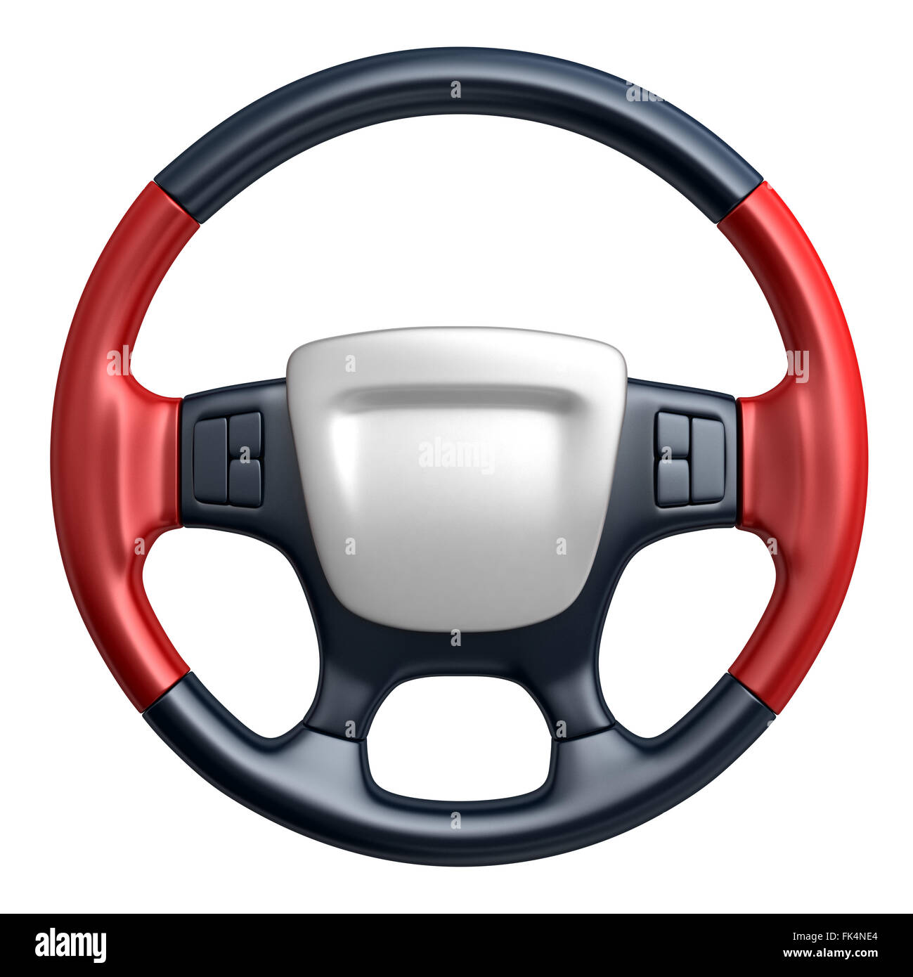 Steering wheel car (done in 3d, isolated Stock Photo - Alamy