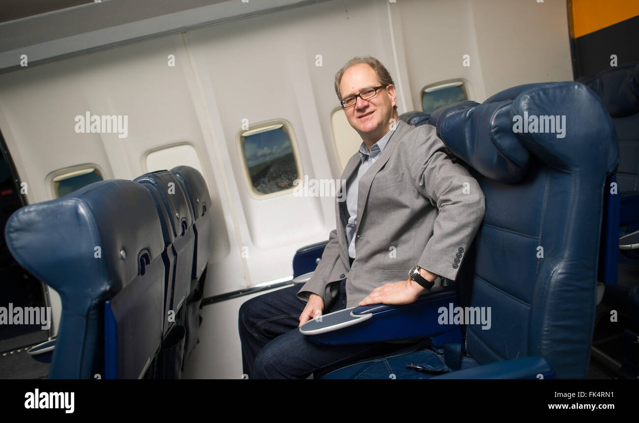 Hamburg, Germany. 07th Mar, 2016. Aviation journalist Andreas Spaeth ...