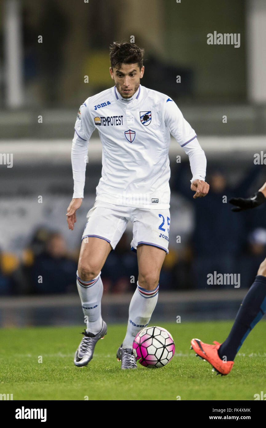 Verona, Italy. 5th Mar, 2016. Ricky Alvarez (Sampdoria) Football/Soccer ...