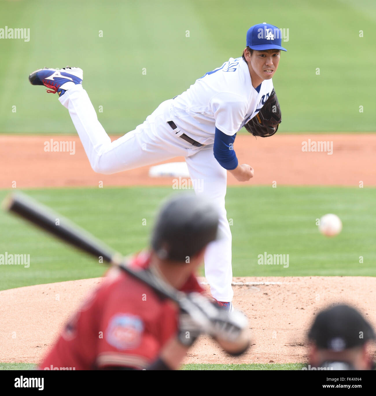 Phoenix, Arizona, USA. 5th Mar, 2016. Kenta Maeda (Dodgers) MLB : Kenta ...
