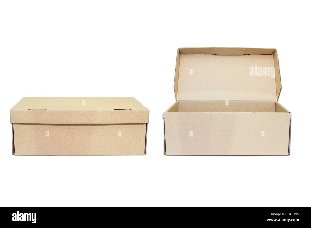 Cardboard boxes on isolated background. With path Stock Photo - Alamy