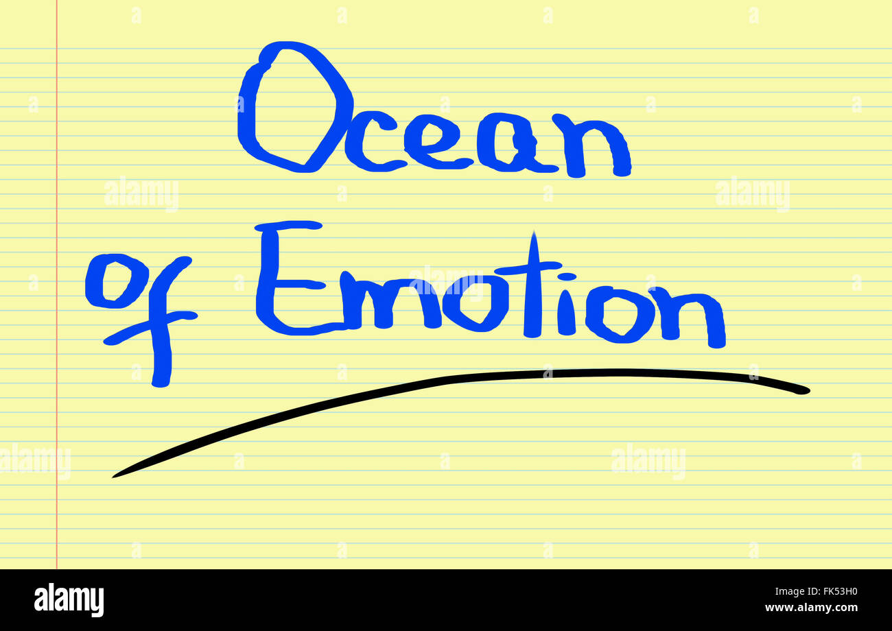 Ocean Of Emotion Concept Stock Photo - Alamy