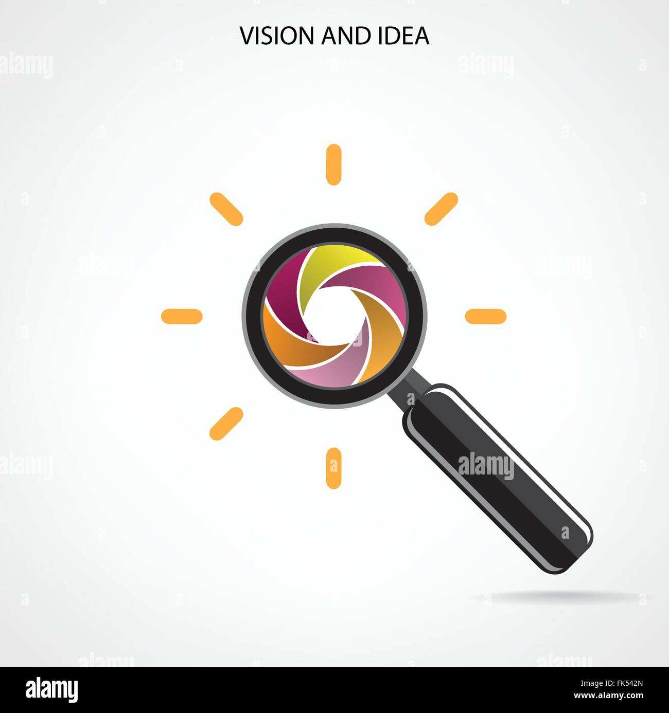 search and vision symbol,business ideas.vector illustration Stock ...