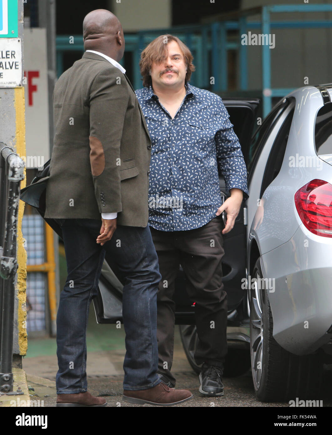 Jack Black outside ITV Studios Featuring: Jack Black Where: London ...