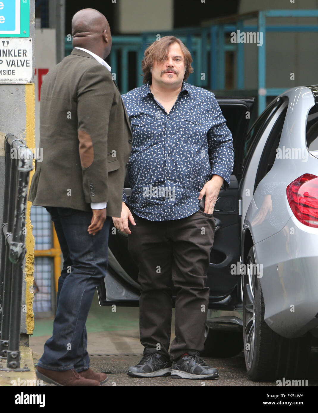 Jack Black outside ITV Studios Featuring: Jack Black Where: London ...