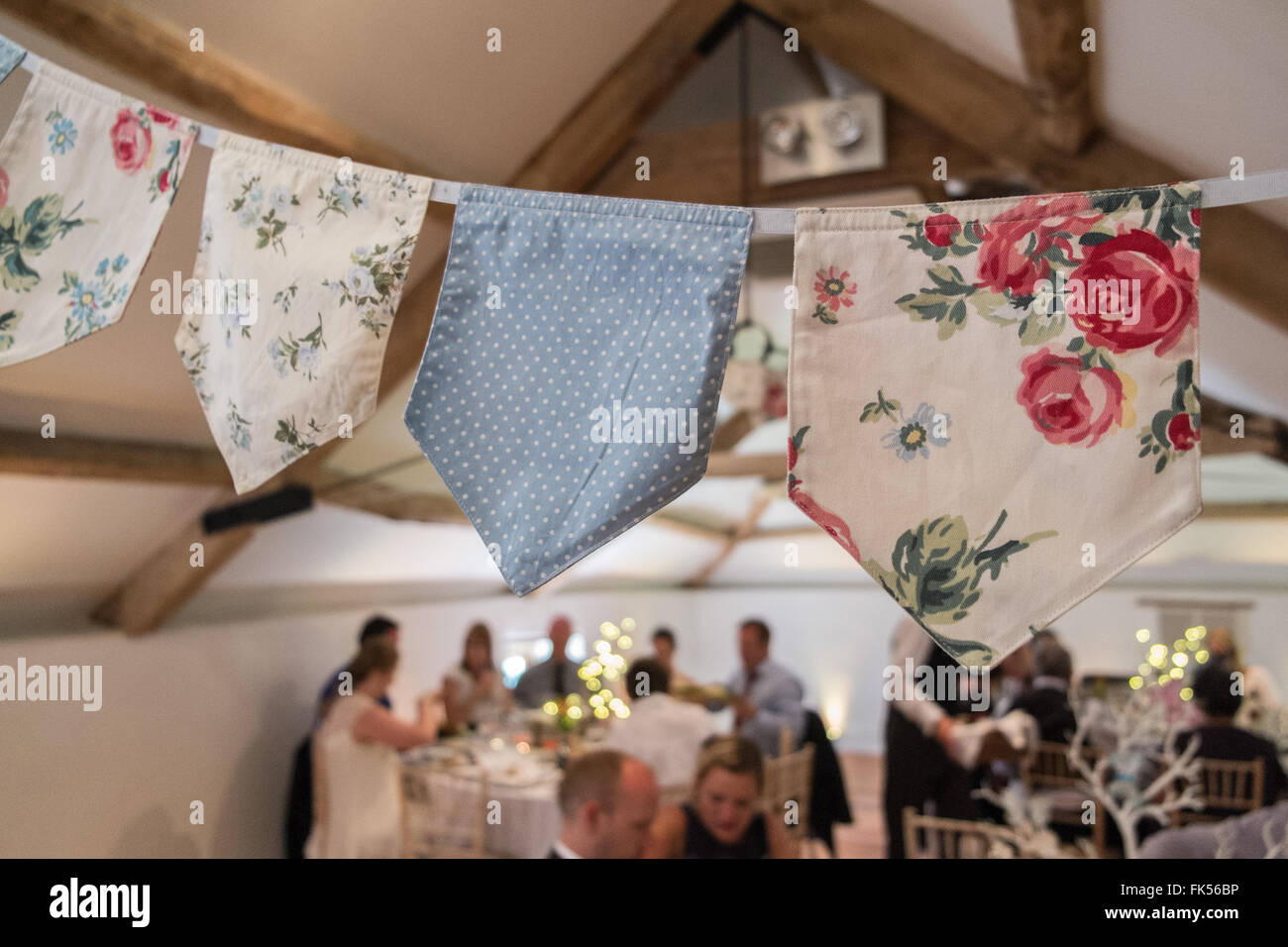Country wedding bunting hi-res stock photography and images - Alamy