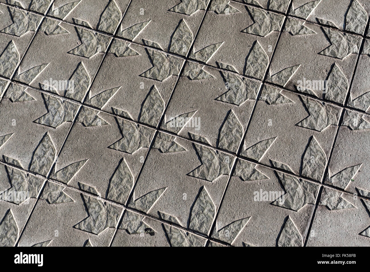Pavement in Avenue Diagonal, Barcelona Stock Photo - Alamy