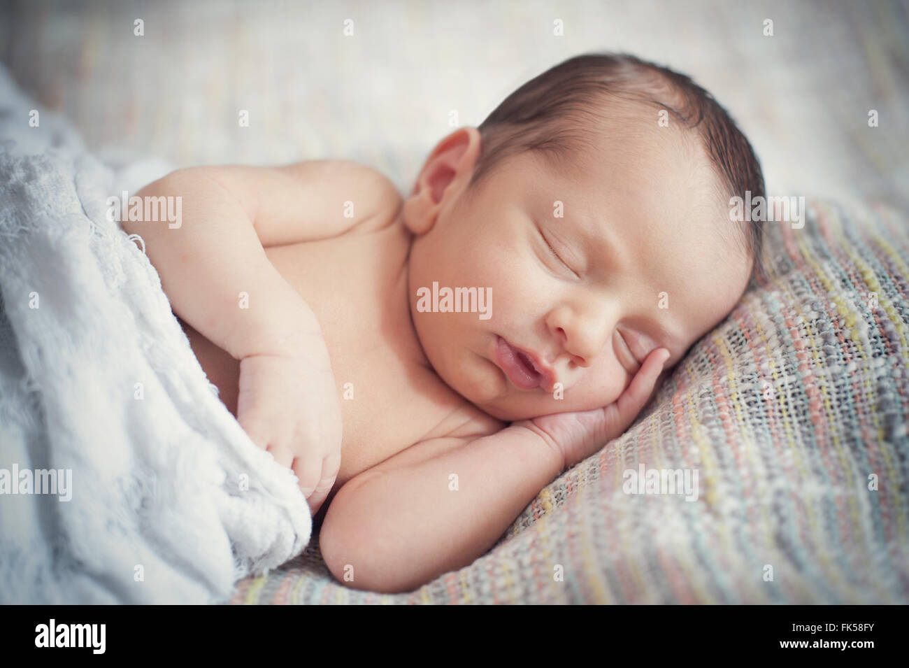 Little newborn baby Stock Photo - Alamy