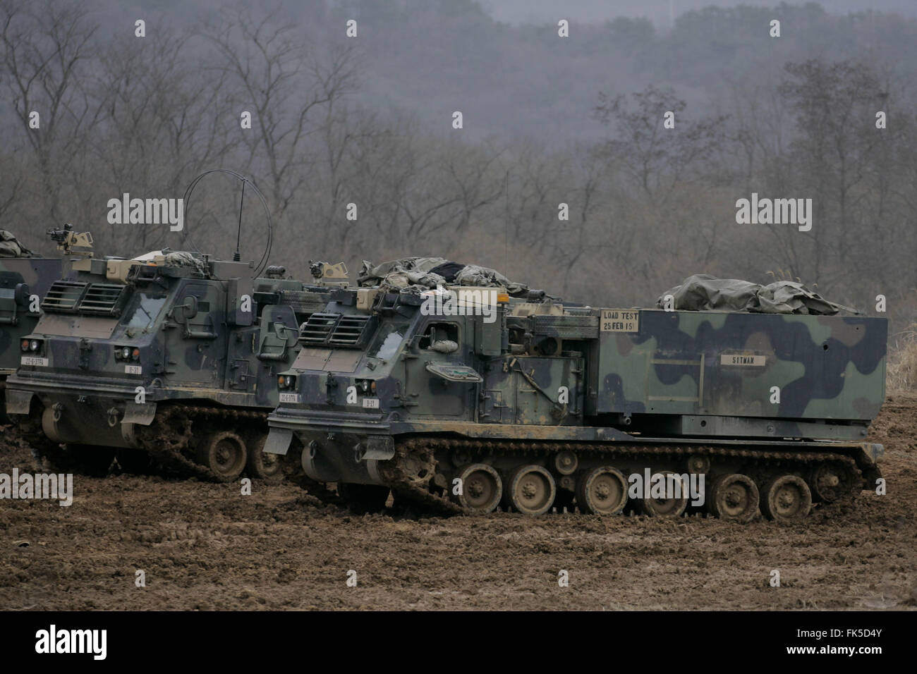 Yeoncheon, Gyeonggi, South Korea. 7th Mar, 2016. A South Korea and U.S ...