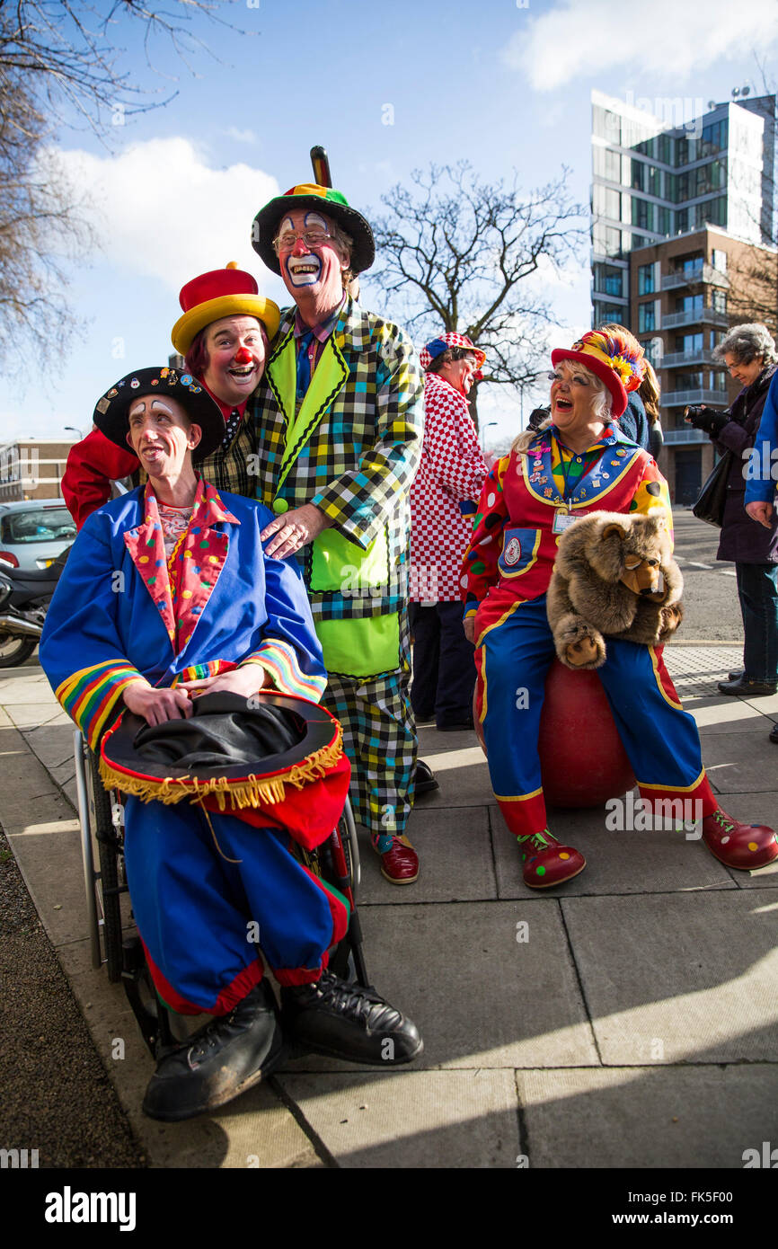 The 70th annual clown service at the All Saints Church in London on 07 ...