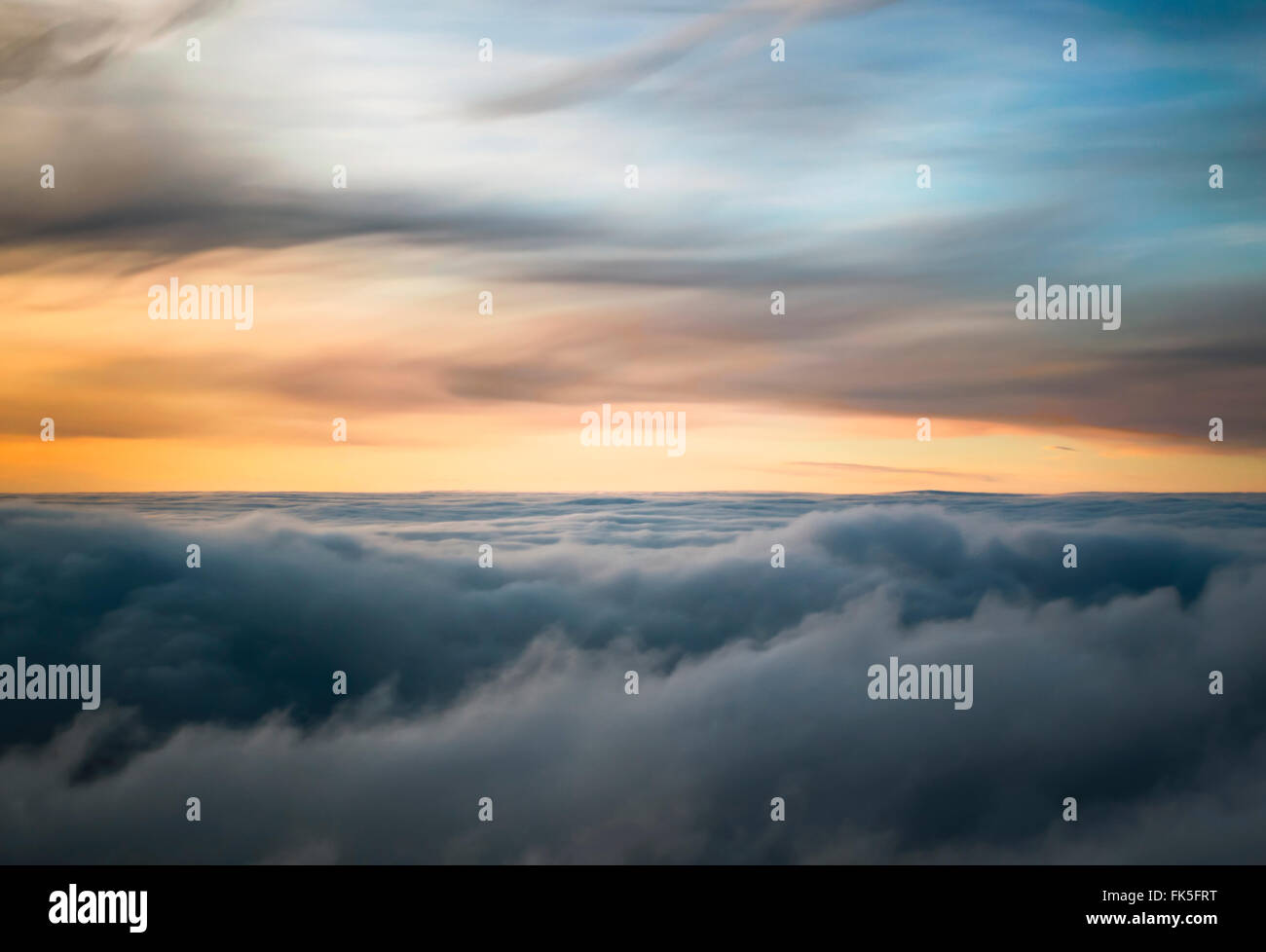 sky and clouds background in the evening Stock Photo - Alamy