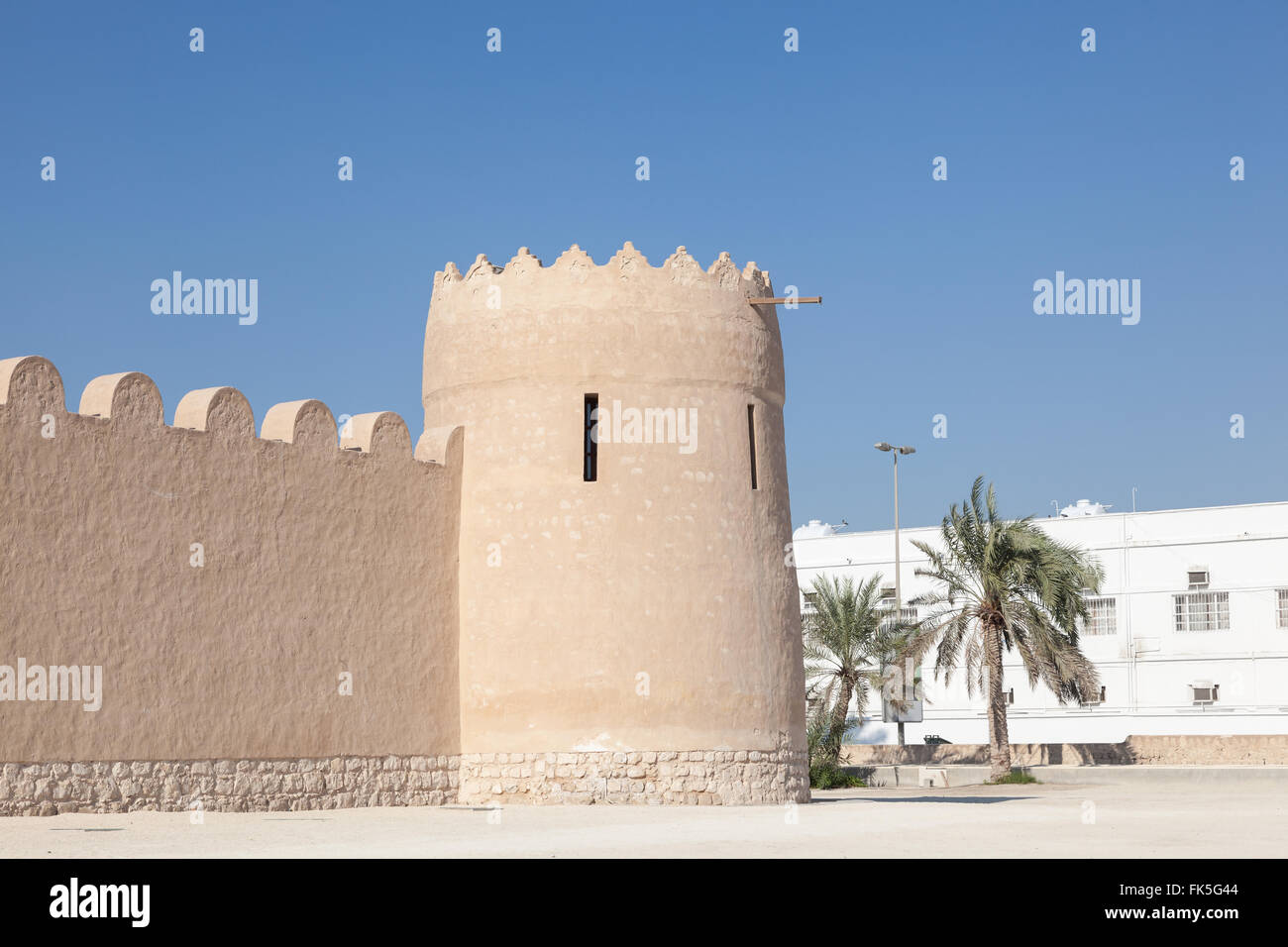 Riffa fort in Bahrain Stock Photo - Alamy