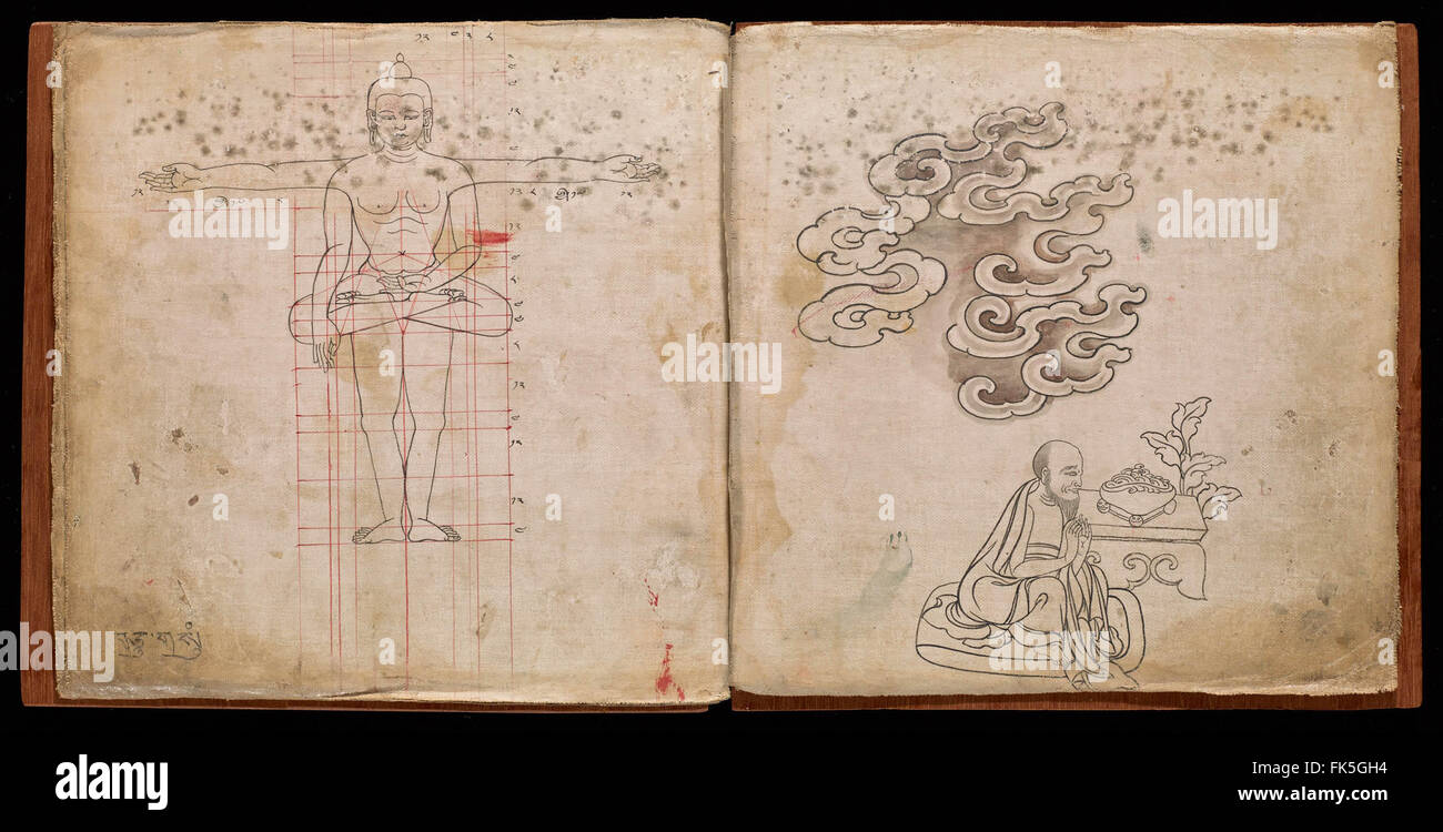 The Tibetan Book of Proportions Stock Photo - Alamy