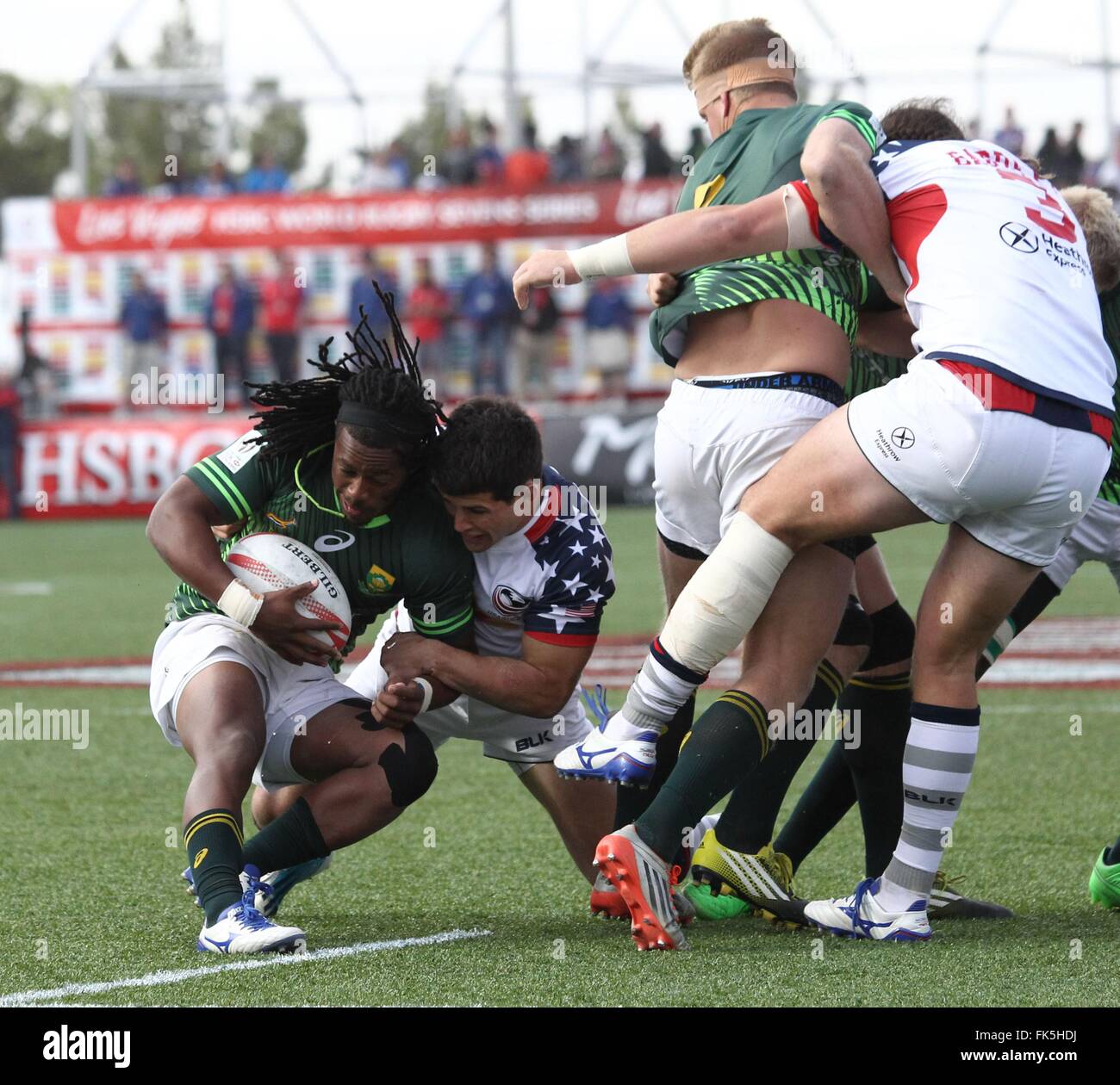 Las Vegas, NV, USA. 6th Mar, 2016. Branco du Preez of South Africa ...