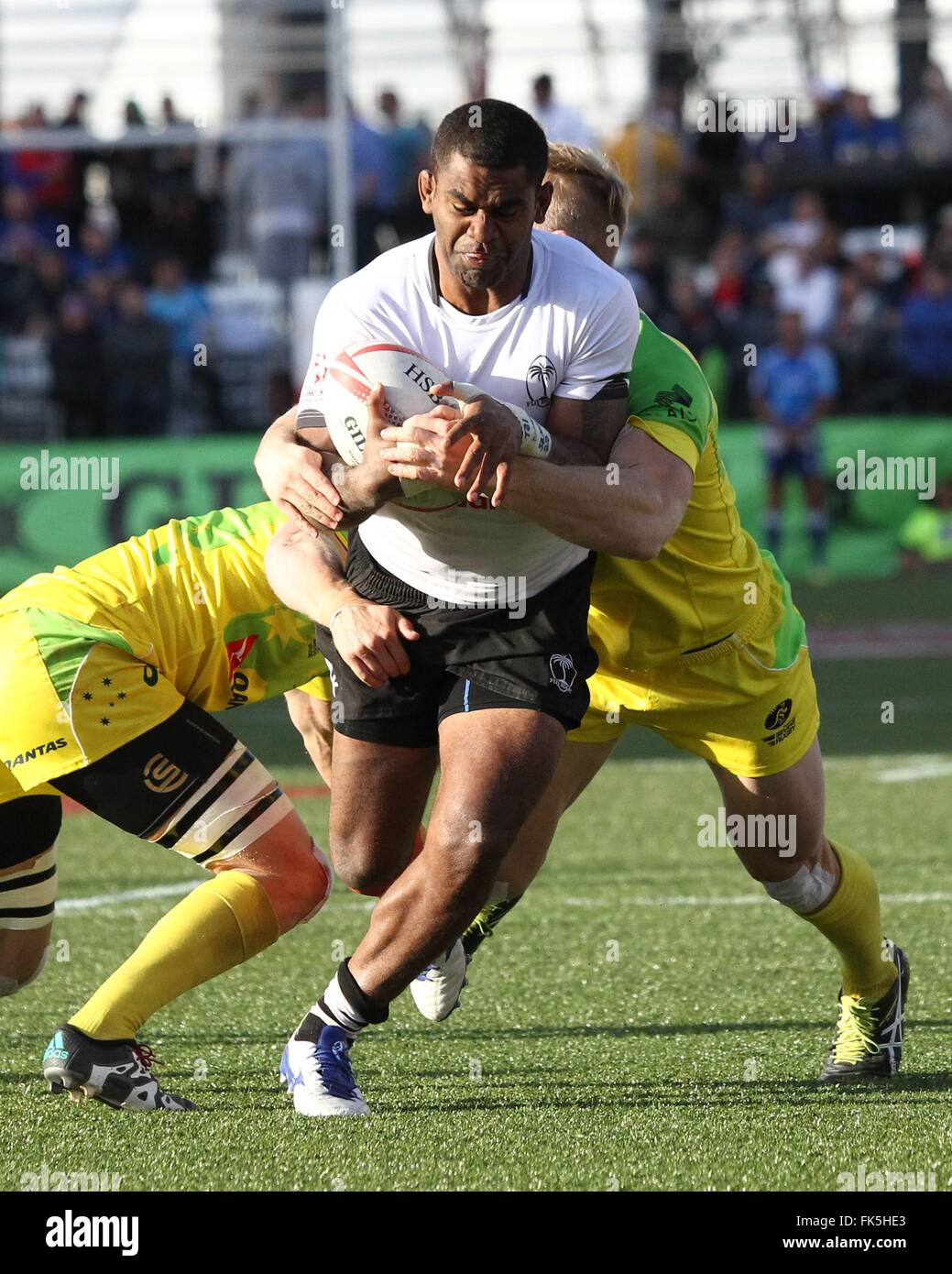 Las Vegas, NV, USA. 6th Mar, 2016. Vatemo Ravouvou of Fiji in ...