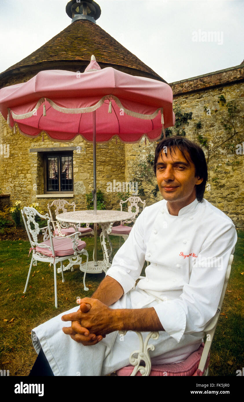 Celebrity chef Raymond Blanc OBE at his restaurant Le Manoir aux Quat ...