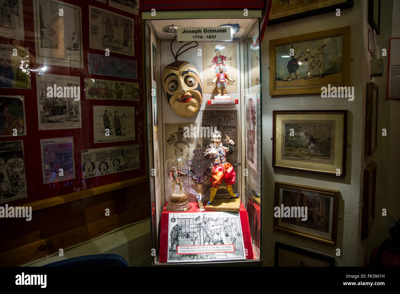 Clown Museum in east London. The 70th annual clown service at the All ...