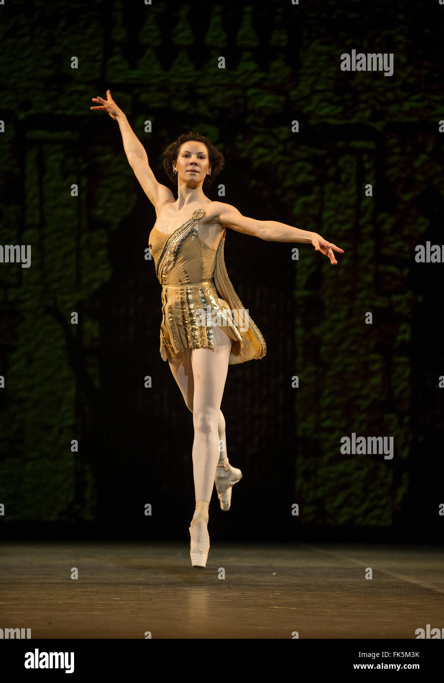 London, UK. Maria Alexandrova and Vladislav Lantratov perform ...