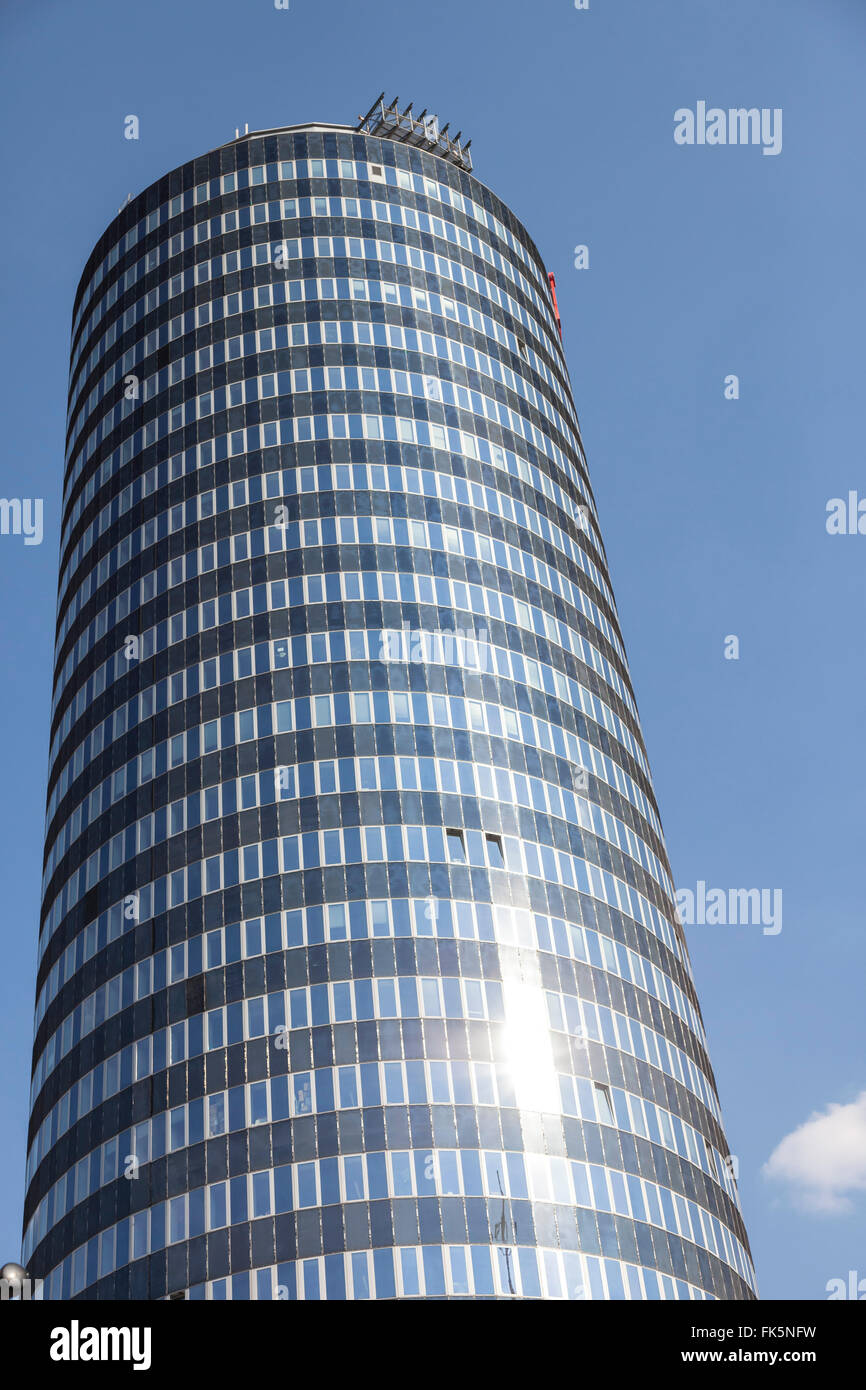 Jentower in the city of Jena, germany, with deep blue sky Stock Photo ...