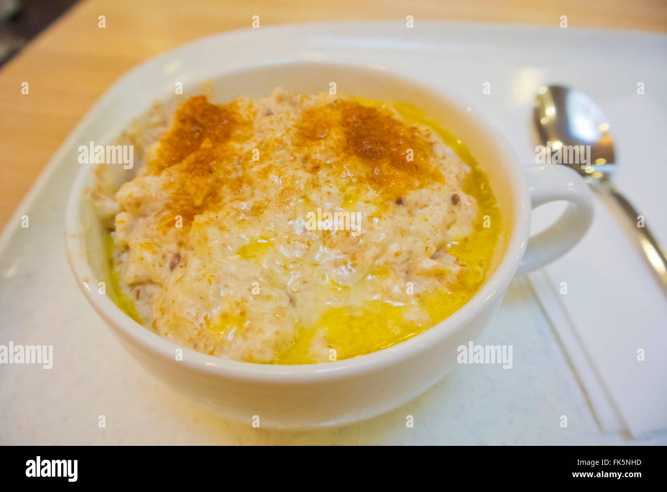 Oatmeal porridge, Tallinn, Estonia, Europe Stock Photo - Alamy
