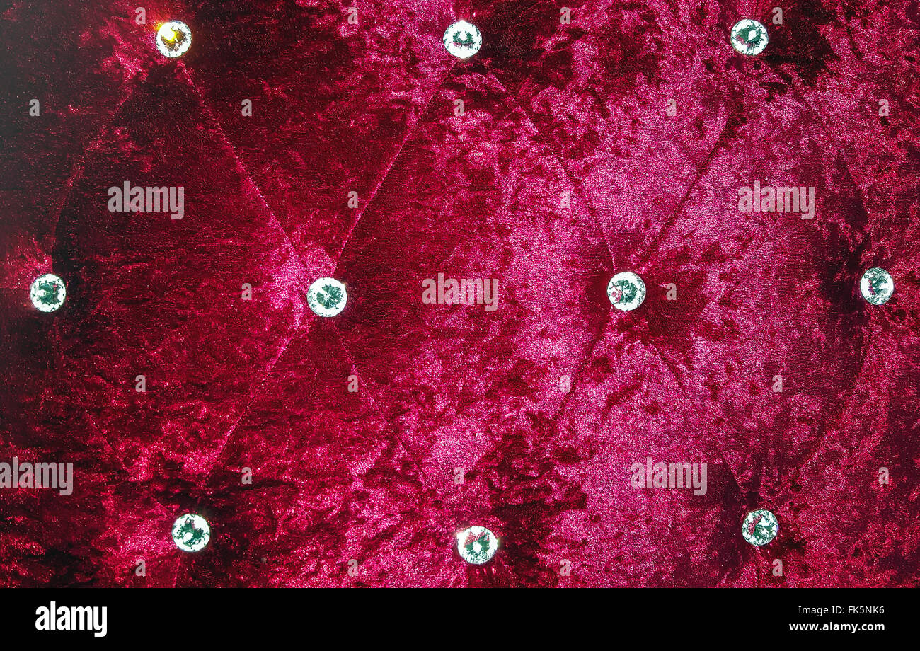 Closeup of colorful red sofa texture background Stock Photo - Alamy