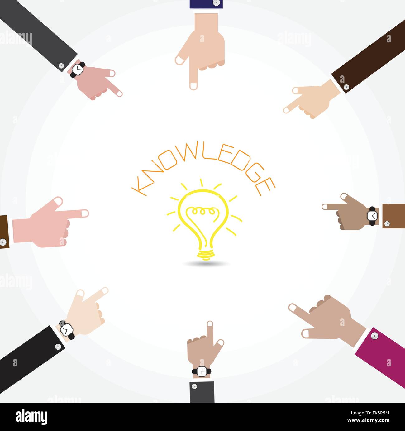 Social worker symbol hand Stock Vector Images - Alamy