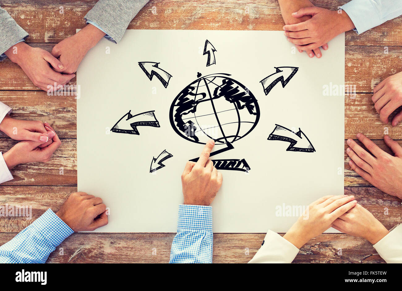 Worldwide media drawing hi-res stock photography and images - Alamy