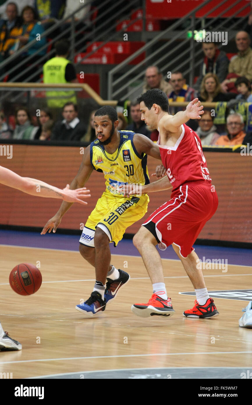 Hagen, Germany. 06th Mar, 2016. Hagen, Germany, Brose Baskets Defeated ...