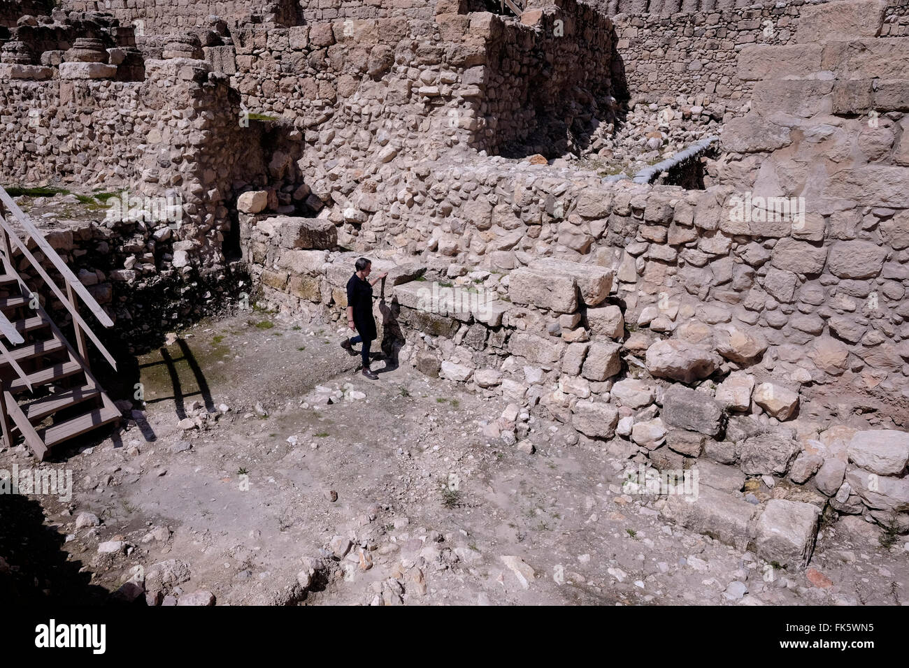 Israeli archaeologist Yana Tchekhanovets of the Israel Antiquities ...