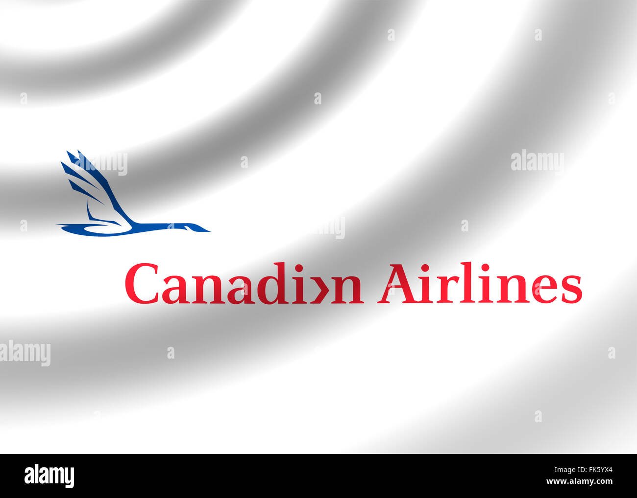 Canadian Airlines logo Stock Photo - Alamy
