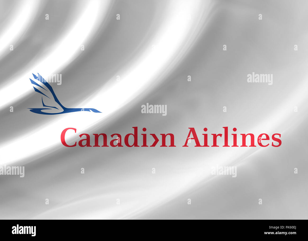 Canadian Airlines logo Stock Photo - Alamy