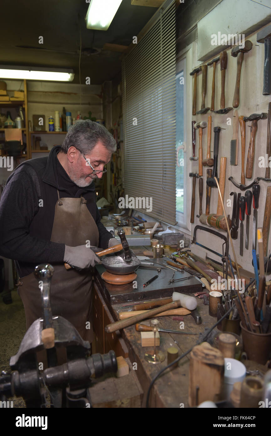 Silver apron hi-res stock photography and images - Alamy