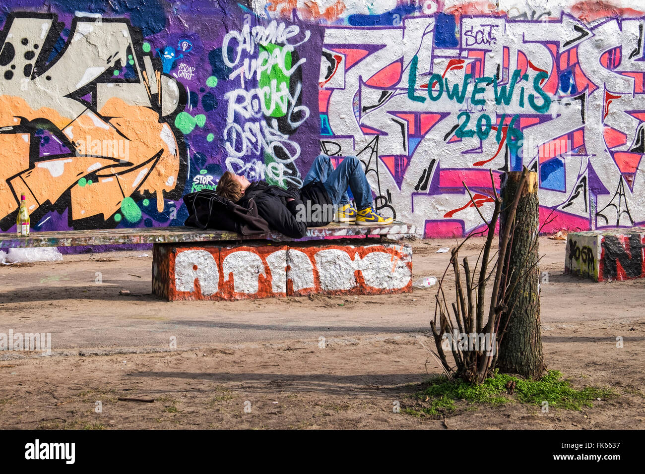 Mauer park berlin wall hi-res stock photography and images - Alamy
