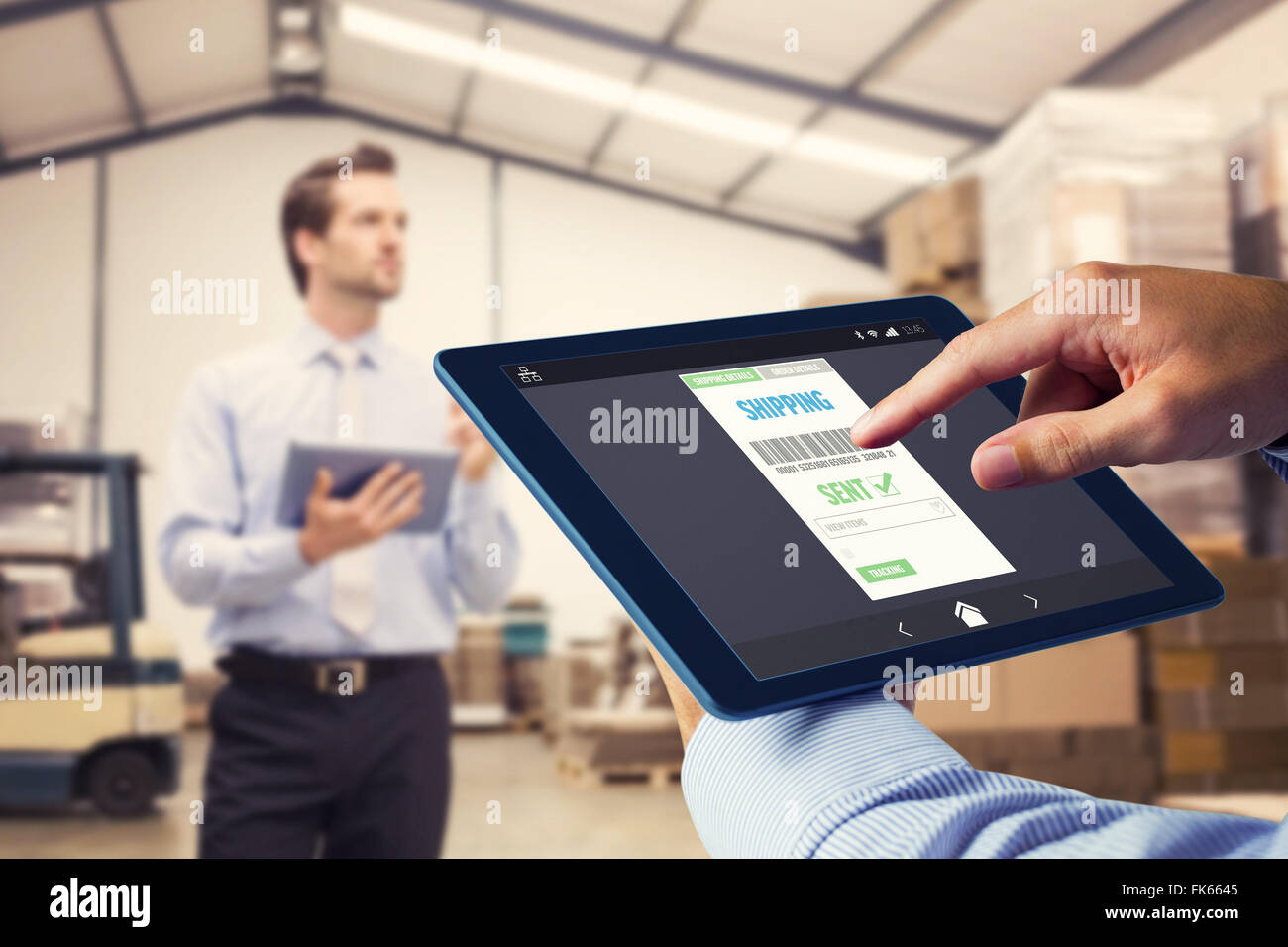 Man boss using smartphone hi-res stock photography and images - Alamy