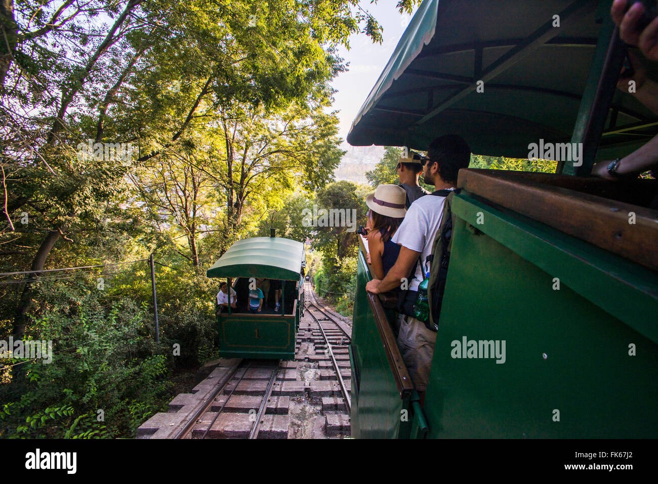 Funicular railway santiago chile hi-res stock photography and images ...