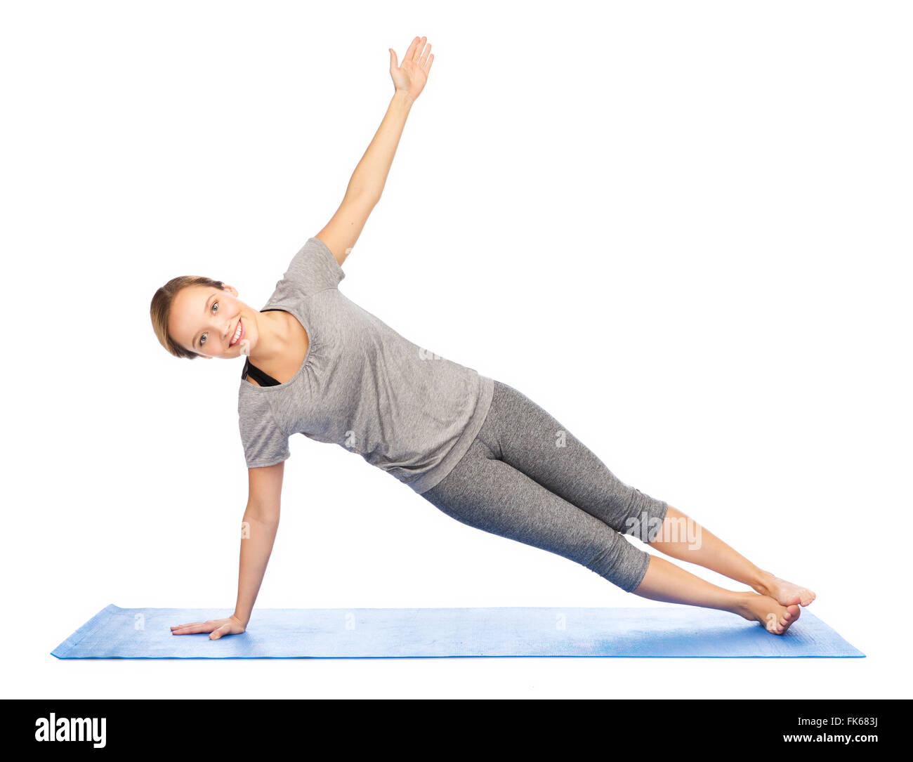 Side plank pose hi-res stock photography and images - Alamy