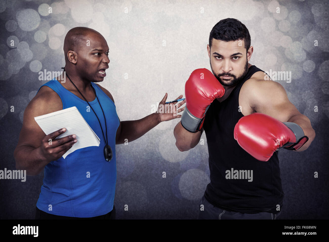 Boxing coach hi-res stock photography and images - Alamy