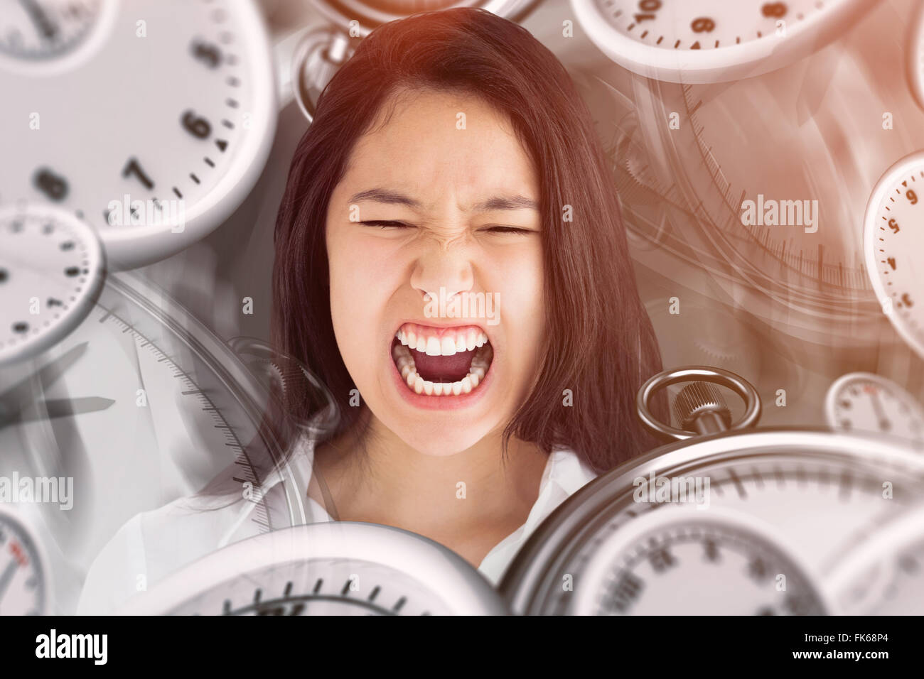 Screaming woman hi-res stock photography and images - Alamy