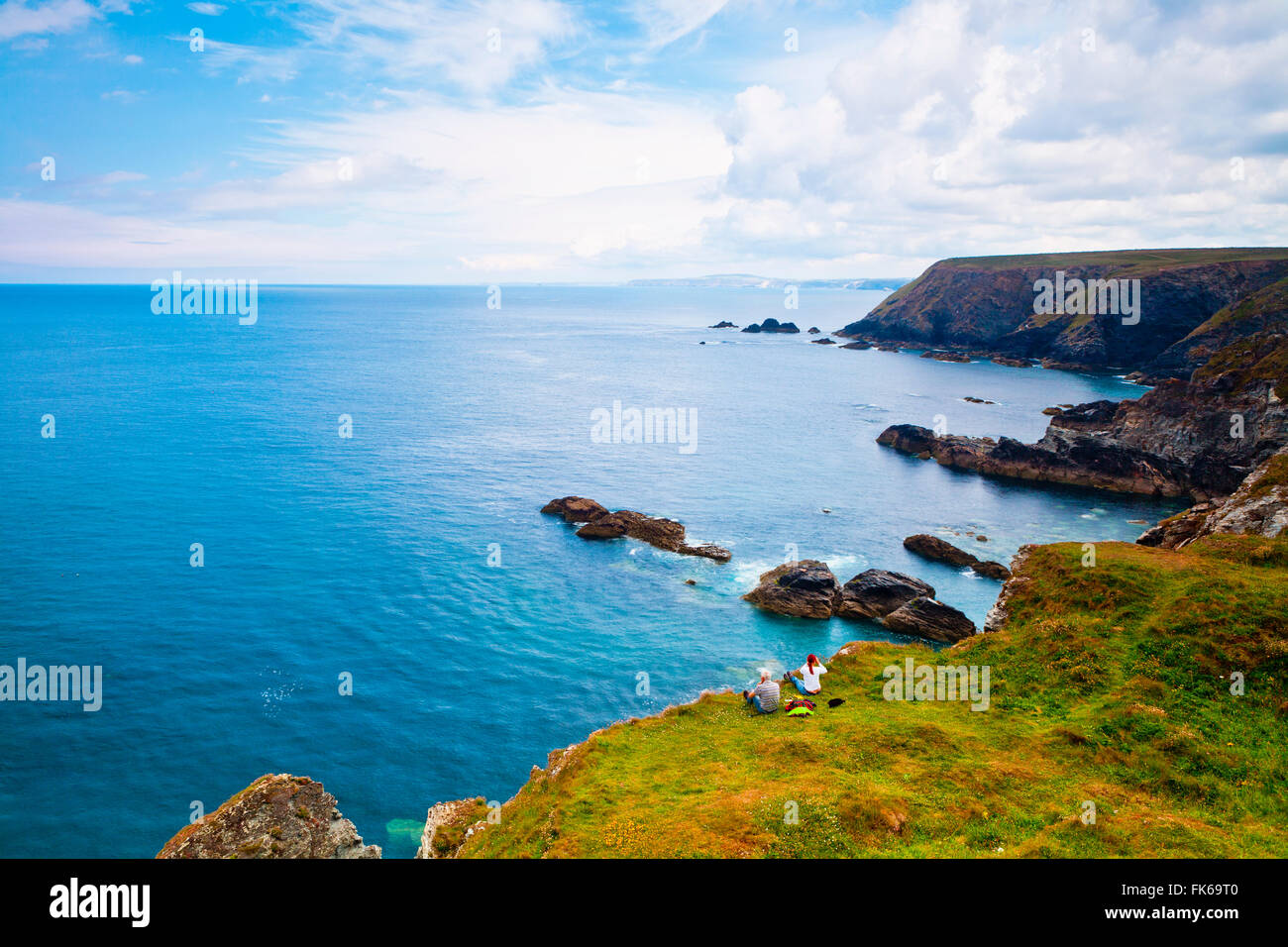 Looking down high cliff on hi-res stock photography and images - Alamy