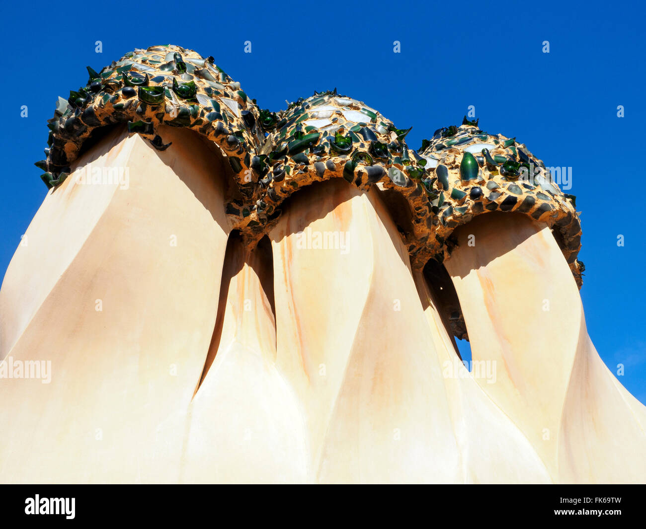 Casa Mil├á known as La Pedrera - Barcelona, Spain Stock Photo - Alamy